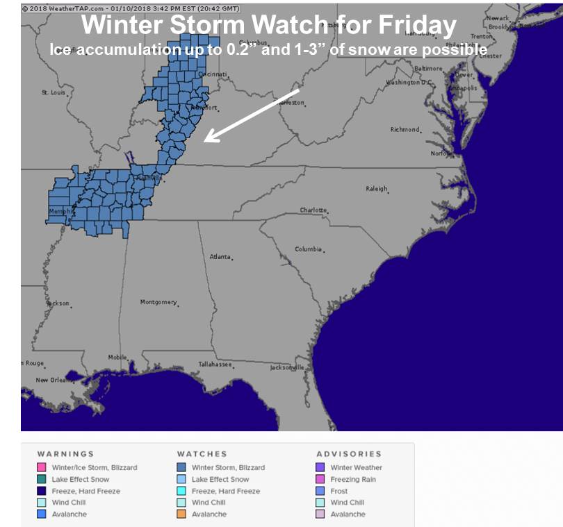 Update on Friday’s Snow Potential – Meteorologist Mark