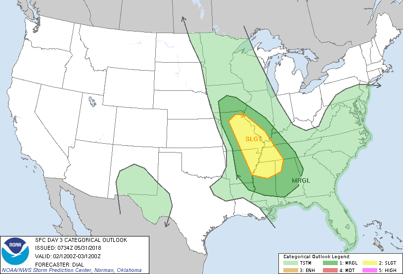 Strong/Severe Storms for Today – Meteorologist Mark