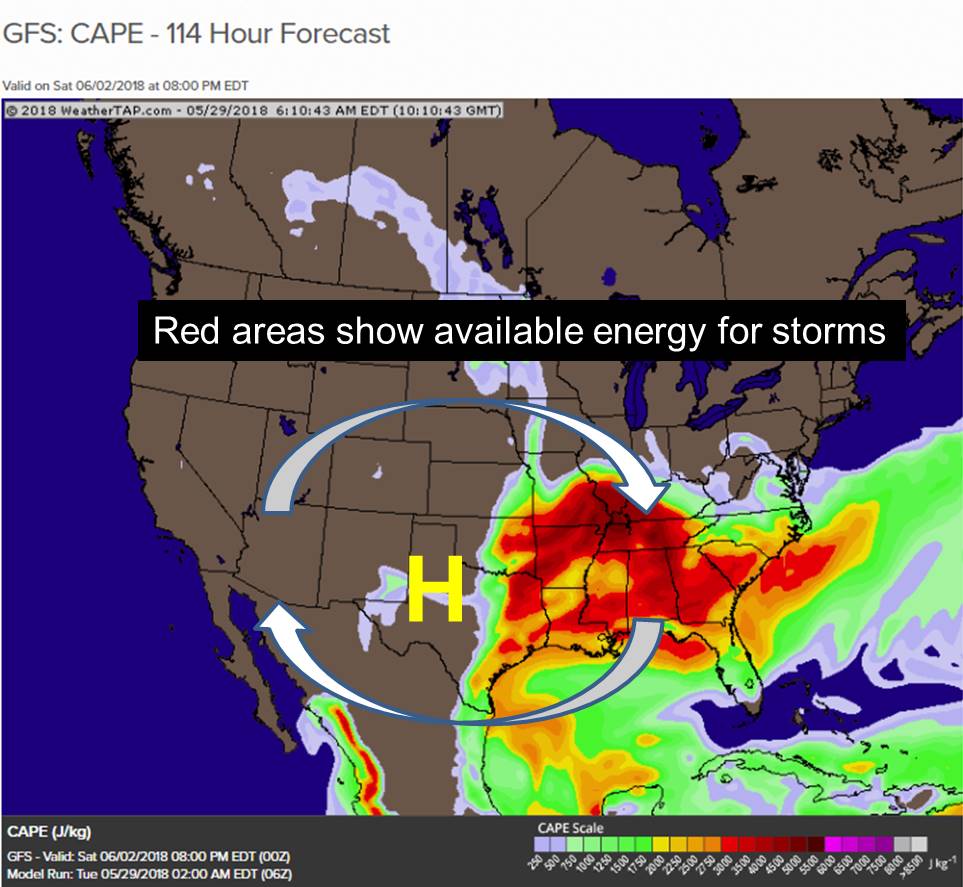 Alberto arrives! – Meteorologist Mark