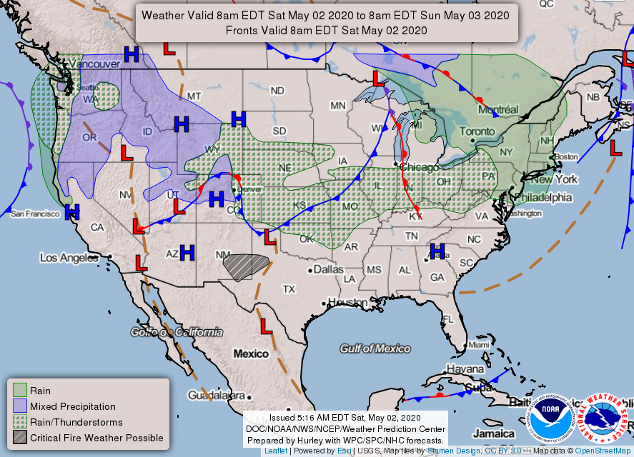 Baldwin’s Saturday Wx Blog for May 2 – Meteorologist Mark