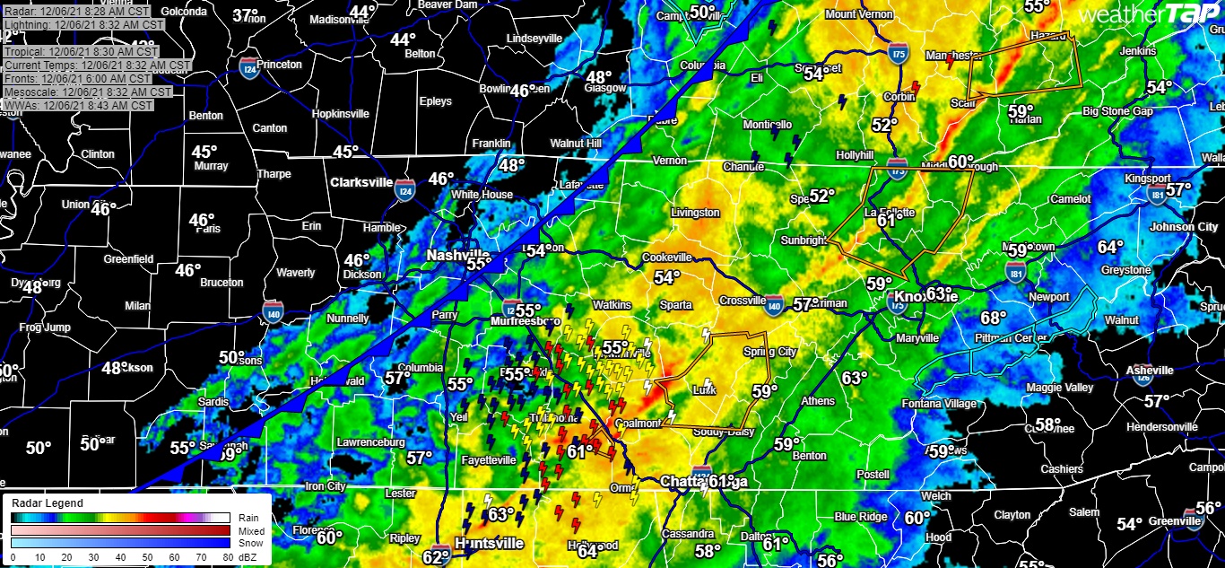 Storms moving off to the east – Meteorologist Mark