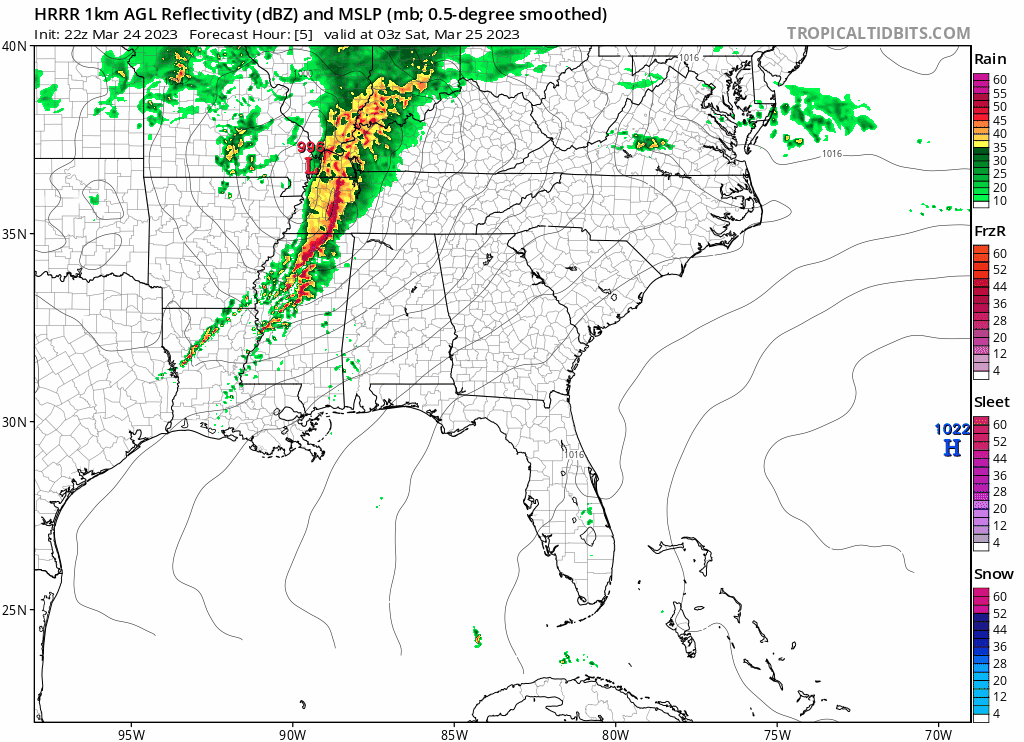 Special Weather Update 7:00pm – Meteorologist Mark