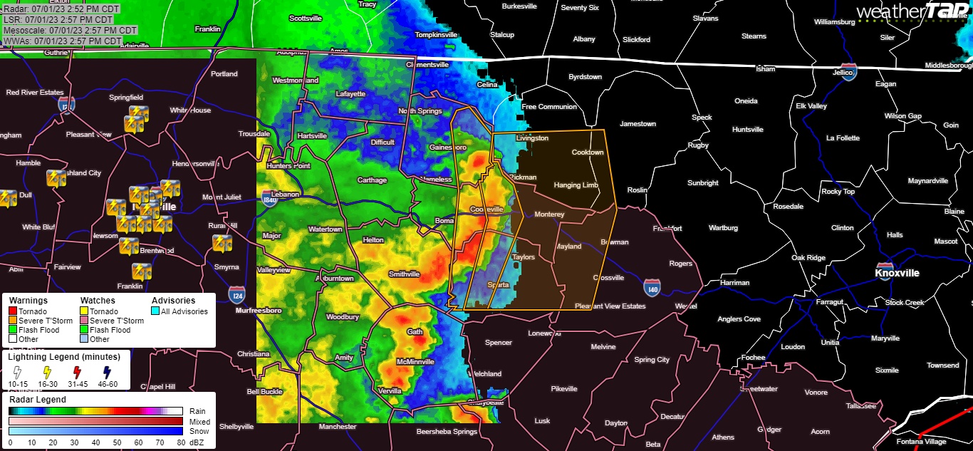 Severe T-Storm Warning – Meteorologist Mark