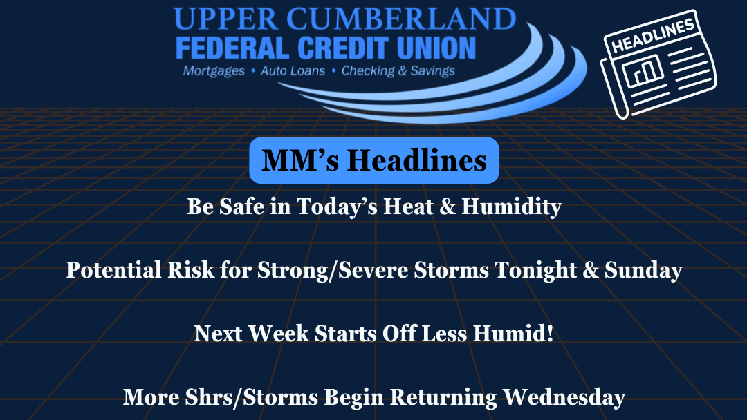 MM’s Sat 5-Day: Monitoring Storm Threats This Weekend – Meteorologist Mark